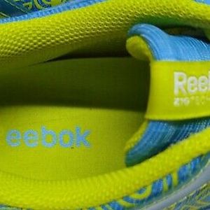 Reebok | Shoes | Reebok Zigtech Athletic Running Sneakers Blue Neon ...